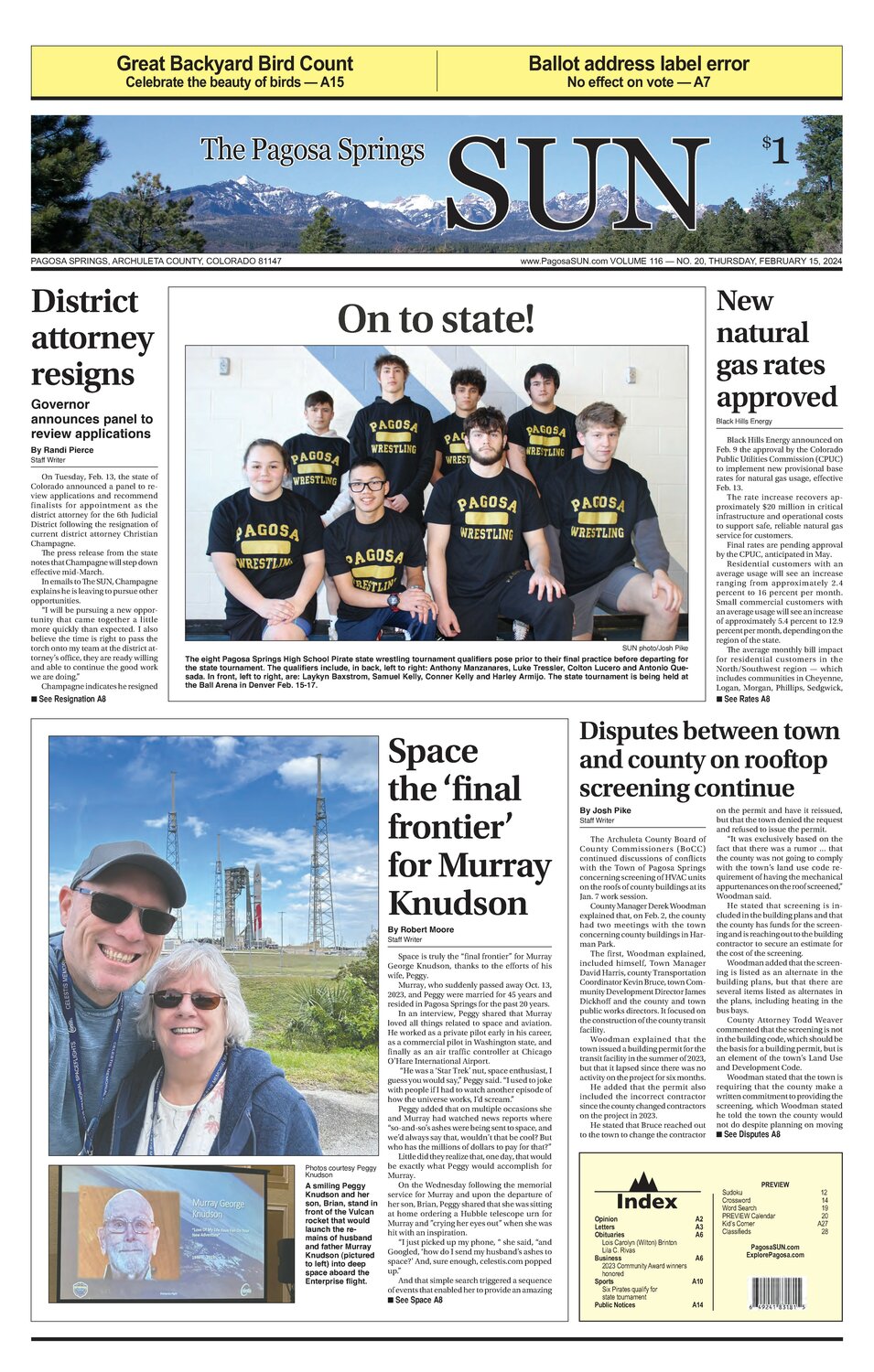 E-Editions - The Pagosa Springs Sun